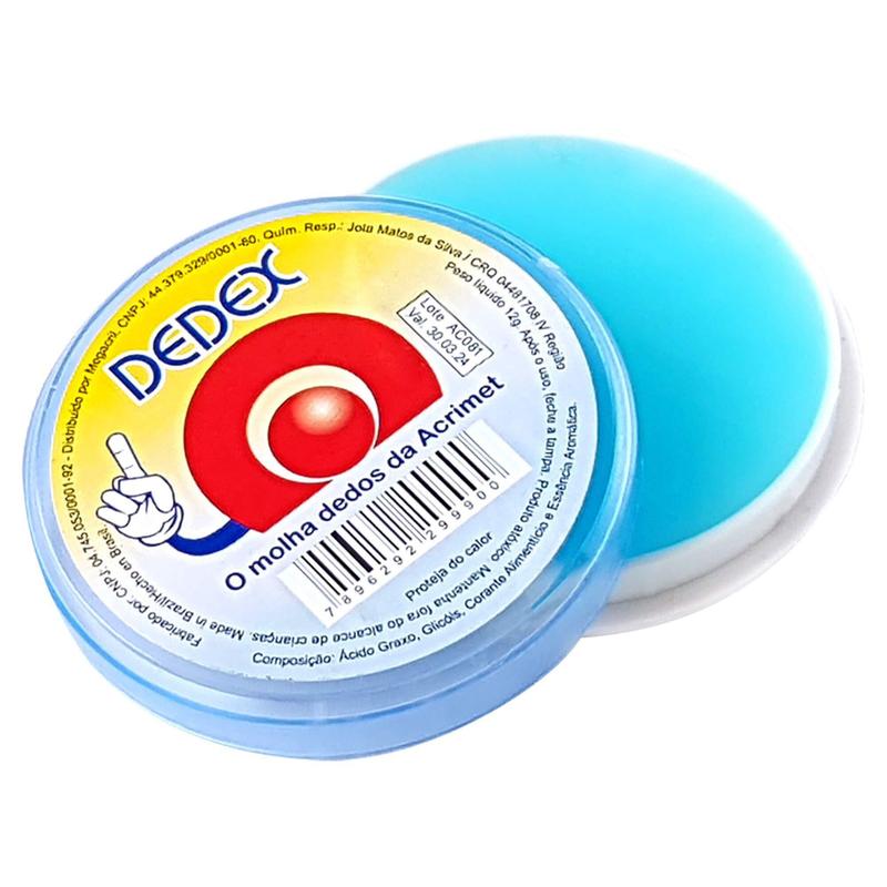 Molha dedo dedex 12g - ACRIMET - Molhador de Dedos - Magazine Luiza