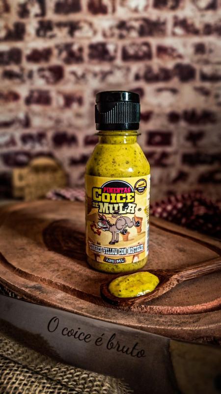 Molho de pimenta jamaica yellow 120ml - Pimentas Coice de Mula - Molho ...
