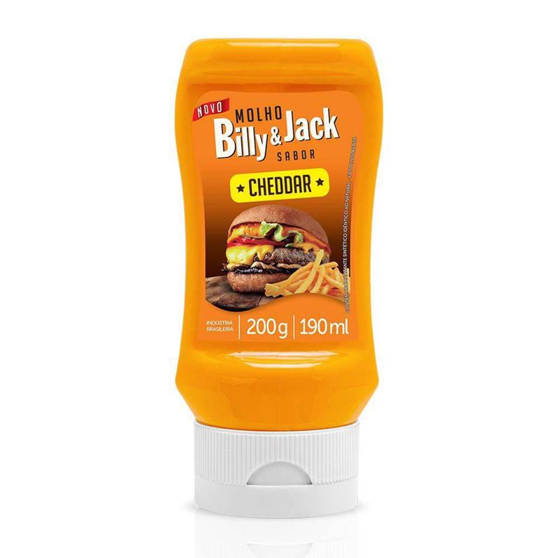 Molho Sabor Cheddar 200g - Billy & Jack - KISABOR - Molho - Magazine Luiza