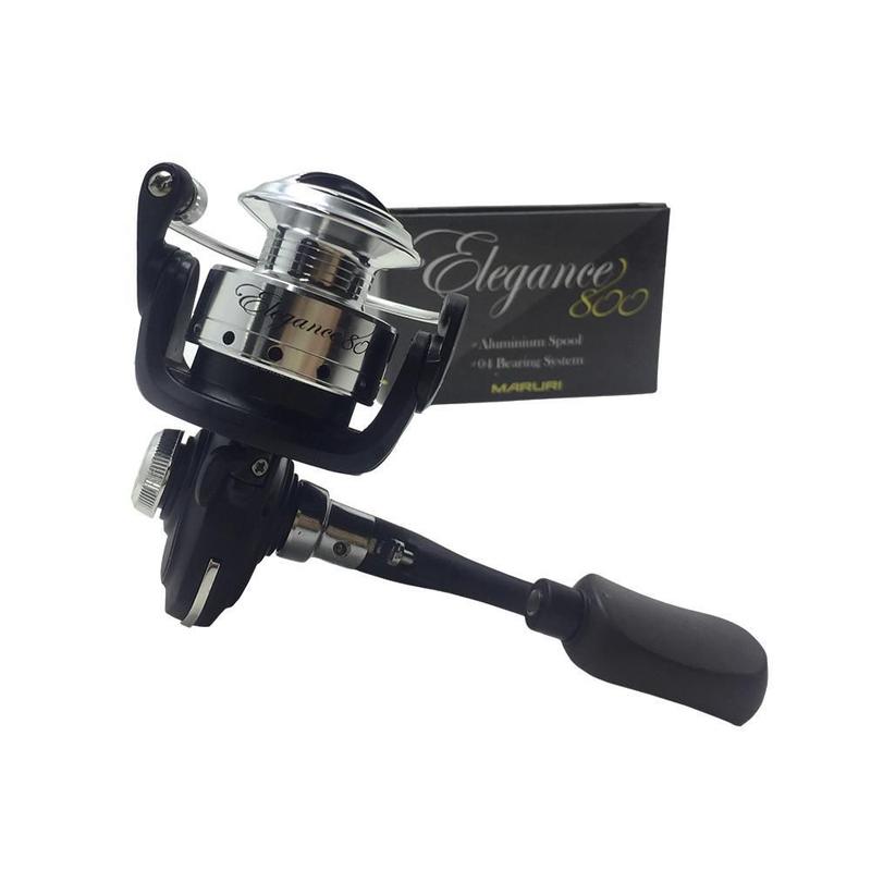 Molinete Micro Elegance 800 Black 4 Rolamentos Maruri - Molinete - Magazine Luiza