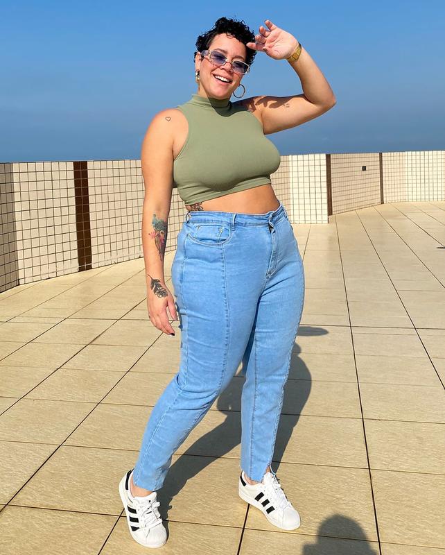 Mom plus c/abertura na barra clara 21115c unica - Consciência - Calça ...