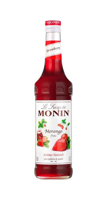 Monin de Morango Xarope para Drinks Soda Italiana 700ml - Xarope para ...