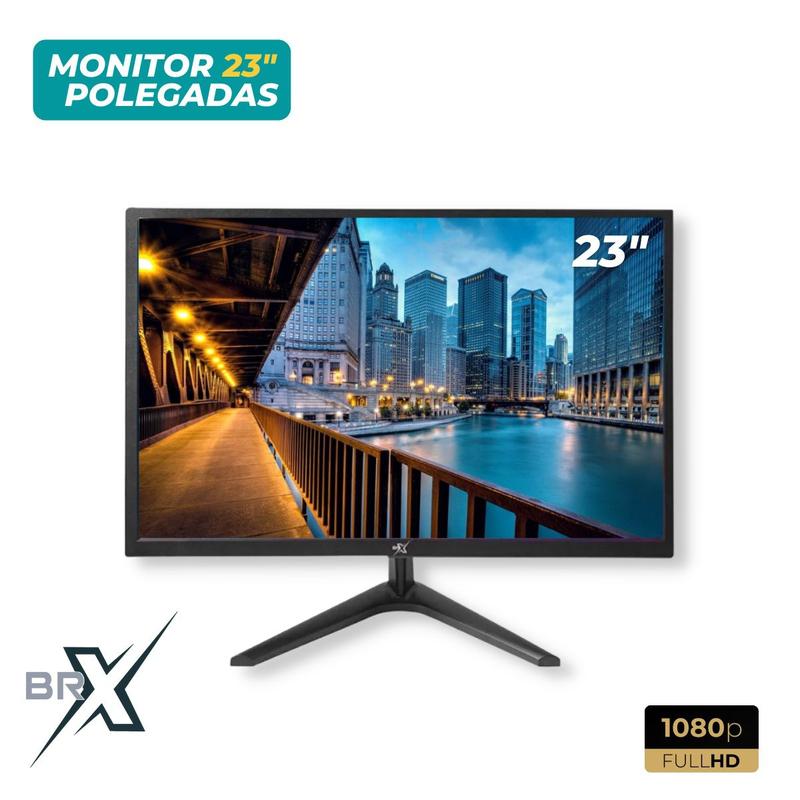 Monitor 23" Full Hd Hdmi/VGA Brx com Cabo Hdmi - Monitor para ...
