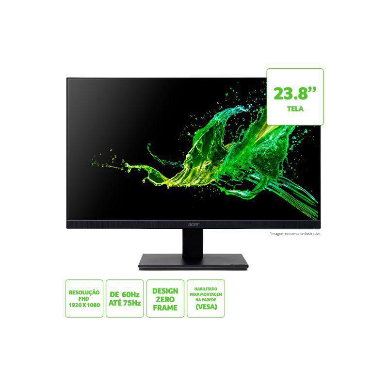 Monitor Acer V247Y, 23.8", FHD, 75Hz, 4ms, NTSC - Monitor para ...