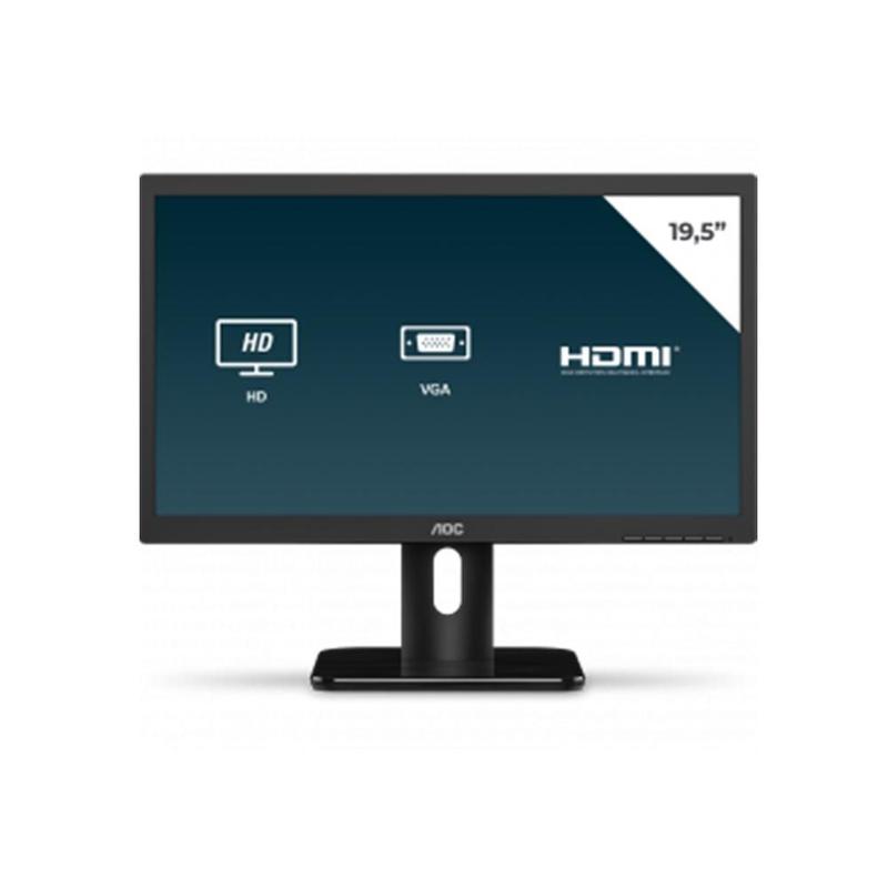 Monitor aoc 19,5'' 60hz led 20e1h / hdmi / vga / vesa - Monitor para ...