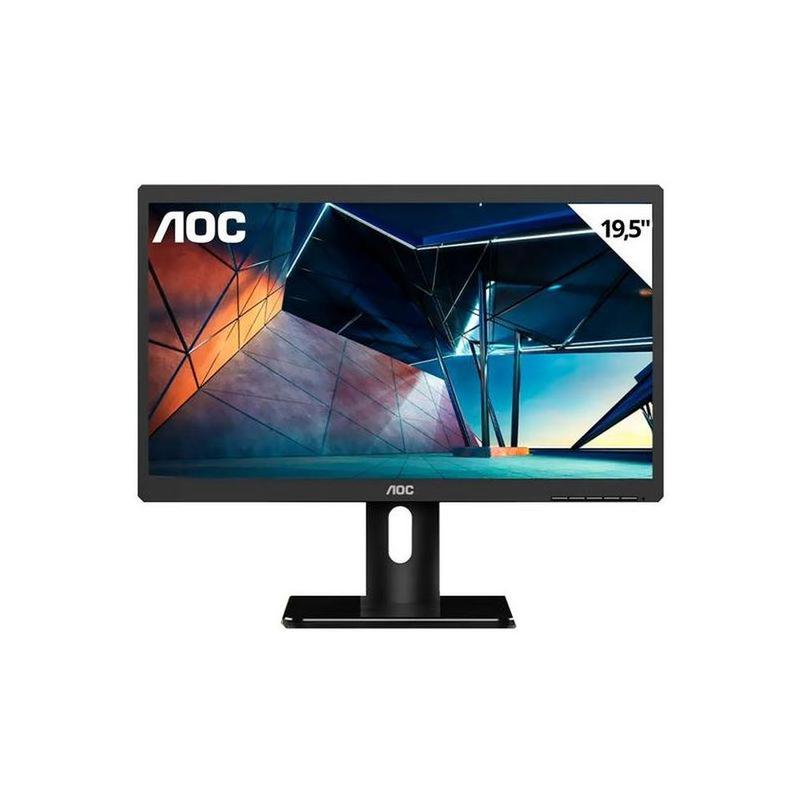 Monitor Aoc 20E1H Hd Led Preto De 19.5 Pol 60Hz 5Ms - Monitor para ...
