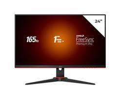 Monitor AOC 24" LED Gamer Viper - 165HZ - 1MS - HDMI - Display PORT ...