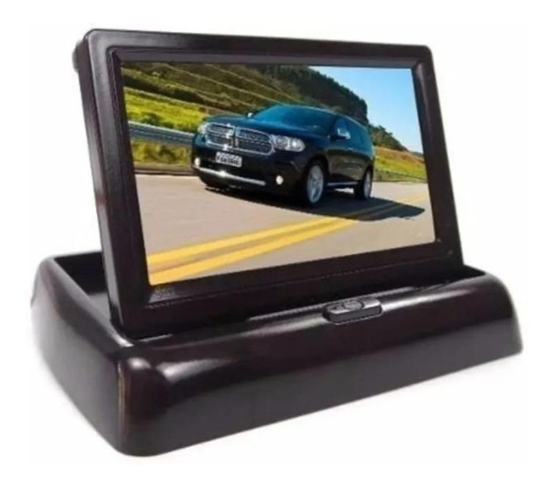 Monitor Automotivo 4,3'' Tela Retrátil Lcd Tft Veicular Dvd - Gold ...