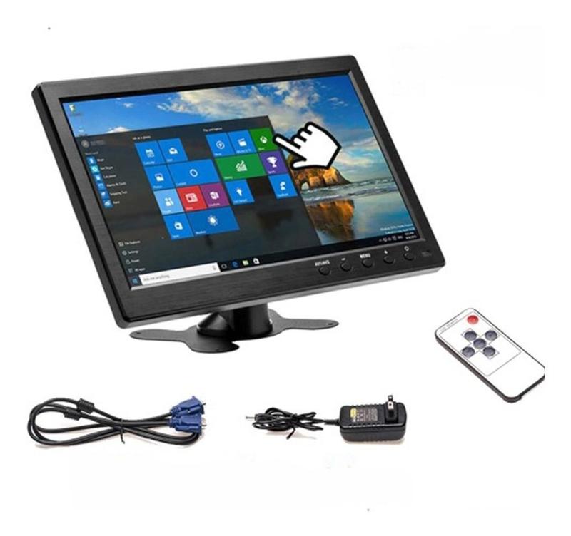 Monitor Automotivo Lcd Color 10 Polegadas Hdmi/Vga/Av/Usb - Tz ...