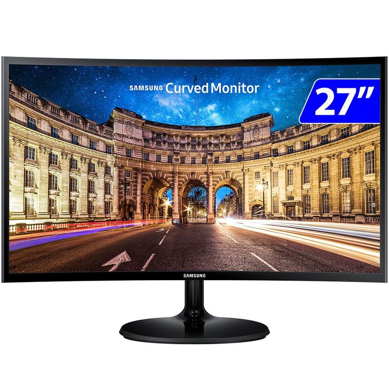 Monitor Curvo Samsung 27 Full HD HDMI VGA Freesync LC27F390FHLMZD ...