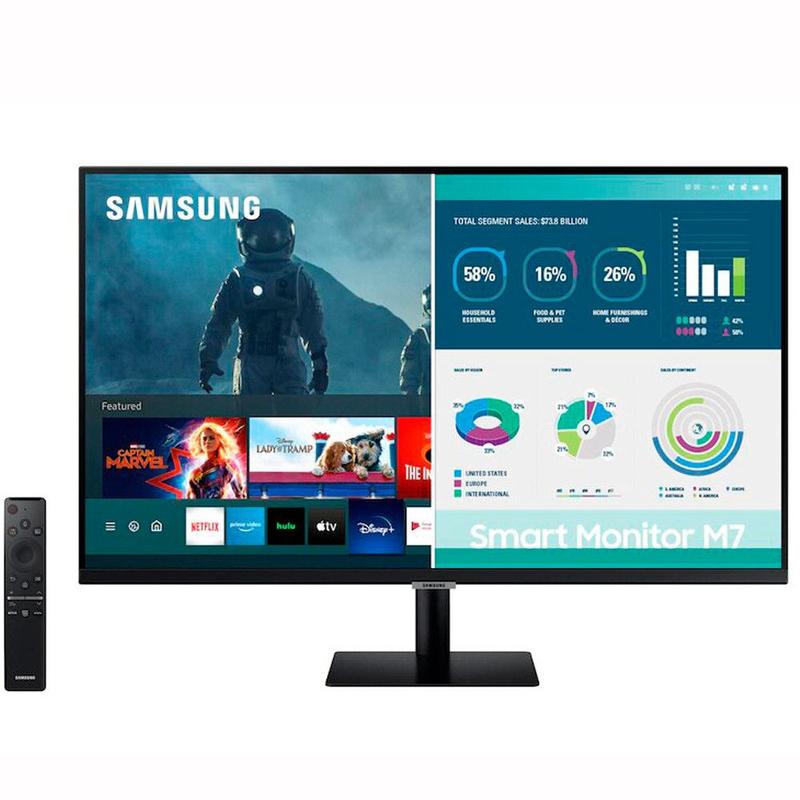 Monitor de 32" Samsung 4K Ultra HD USB/HDMI Bivolt - LS32AM702UNXZA ...