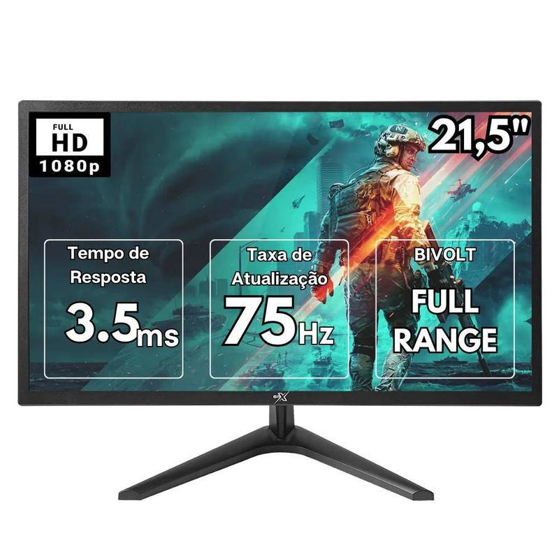 Monitor Gamer BRX LED 21,5" Full HD 75Hz 3.5ms HDMI+VGA - Monitor para ...