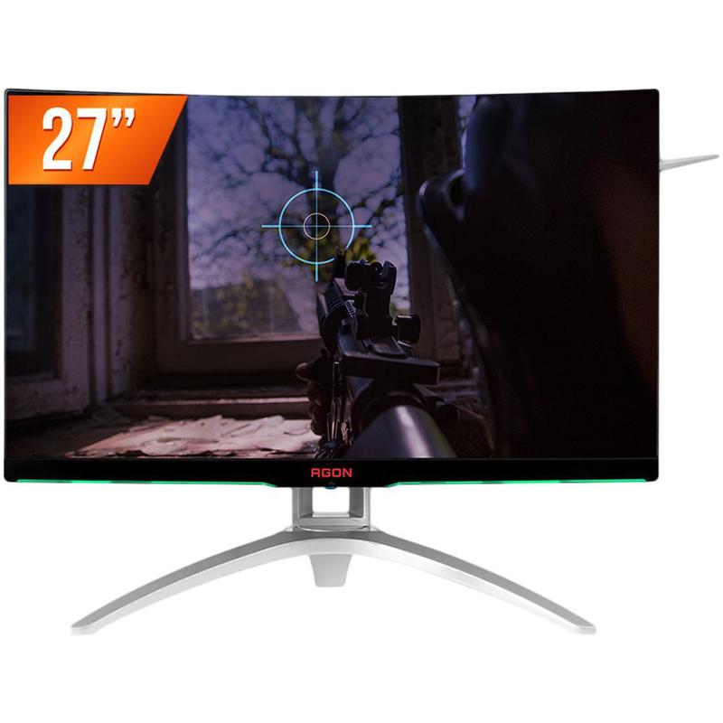 Monitor Gamer LED 27'' AOC 144Hz 4ms Tela Curva Agon AG272QCX - Monitor ...