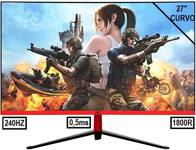 Monitor HQ 27" Curvo 240hz 0,5ms - Monitor para Computador - Magazine Luiza