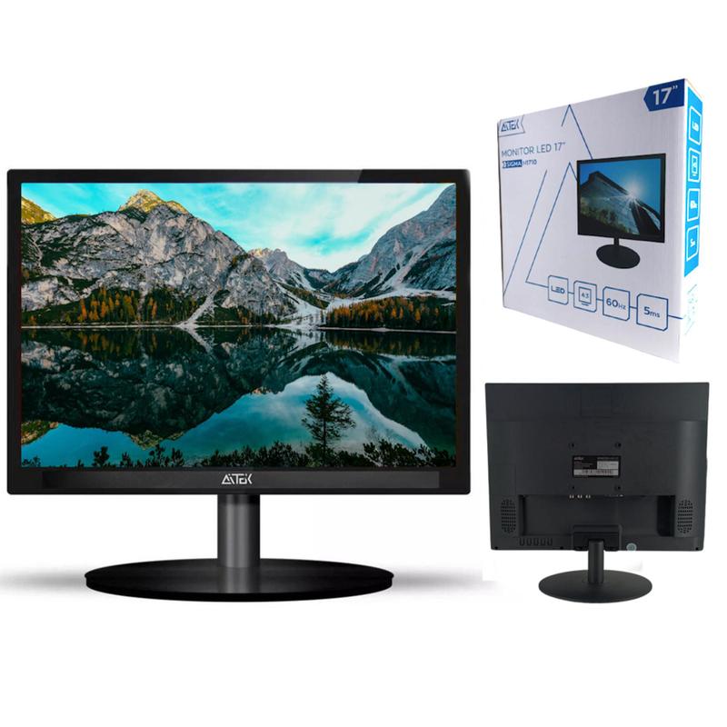 Monitor LED 17" FHD 1080P HDMI, VGA, USB Áudio Integrado - AITEK ...