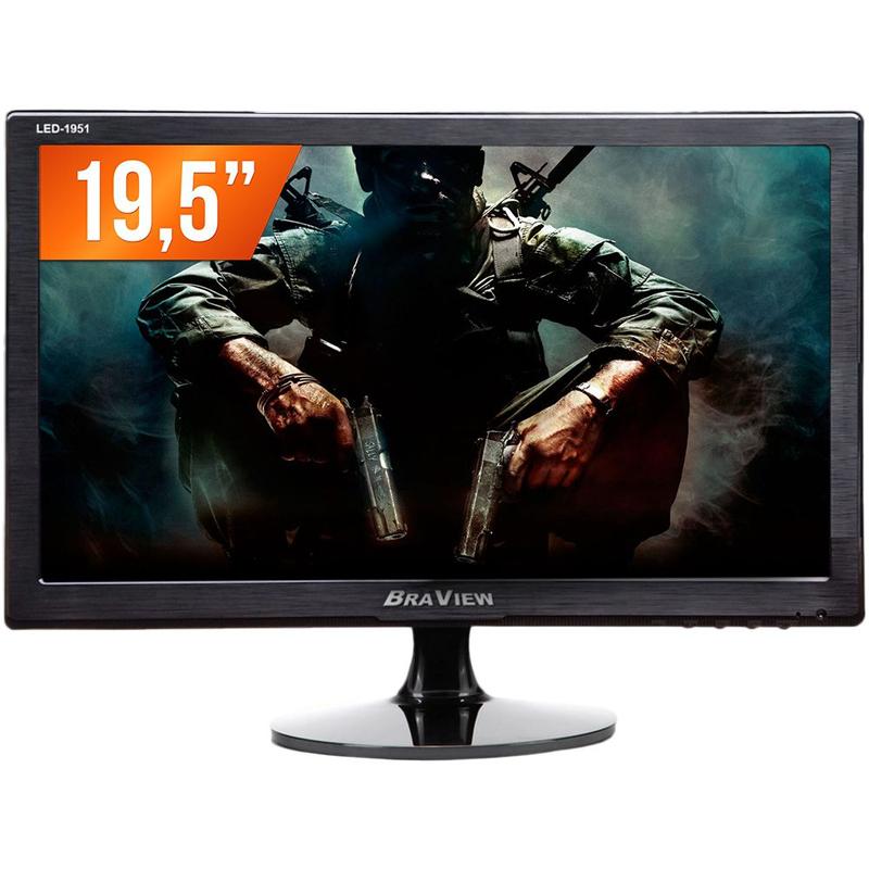 Monitor LED 19,5'' Braview HD HDMI VGA MTL19 - Monitor para Computador ...