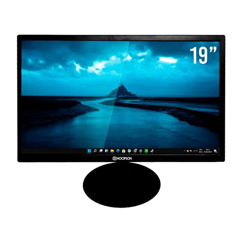 Monitor Led 19mh-19 Hdmi Vga - Hoopson - Monitor para Computador ...