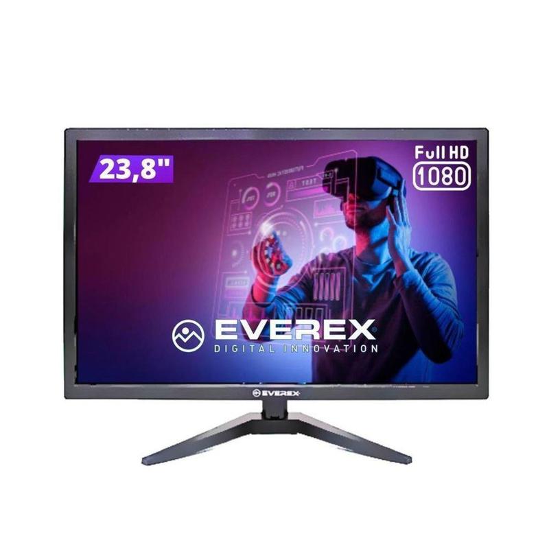 Monitor LED HD Everex EVRM2381-NS 23,8" Widescreen - Monitor para ...