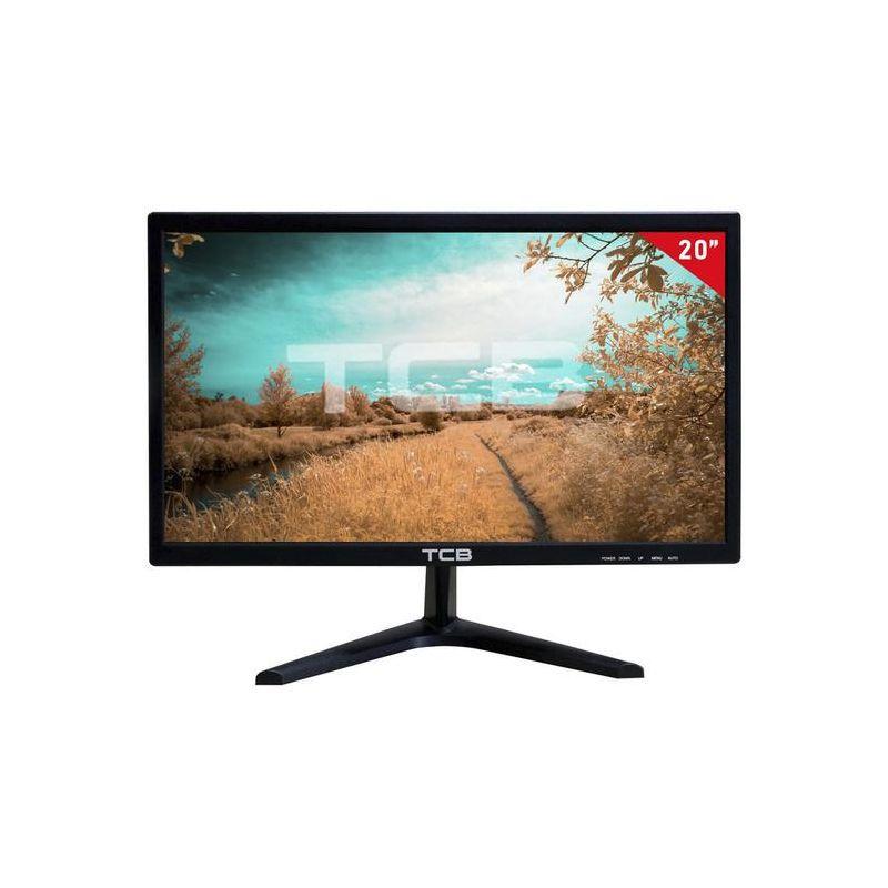 Monitor Led Tcb Hdmi Vga Preto De 20 Pol Tcb20 Speaker - Vila Brasil ...