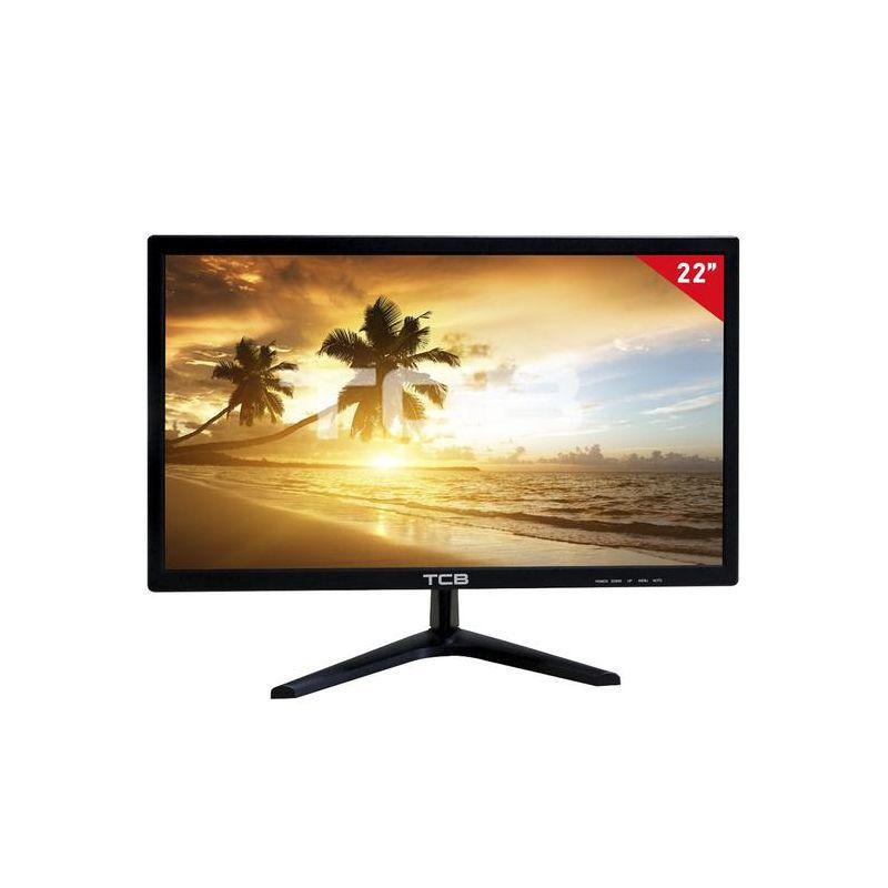 Monitor Led Tcb Hdmi Vga Preto De 22 Pol Tcb22 Speaker - Vila Brasil ...