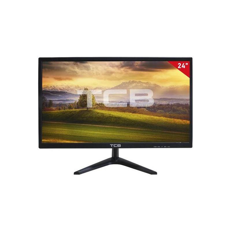 Monitor Led Tcb Hdmi Vga Preto De 24 Pol Tcb24 Speaker - Vila Brasil ...