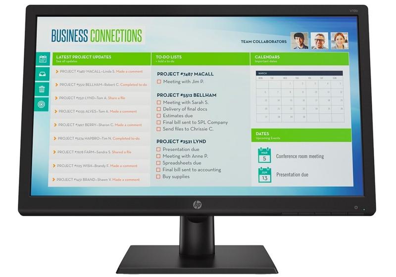 Monitor para escritorio hp v19b 19 pol - 2xm32aa - Monitor para ...