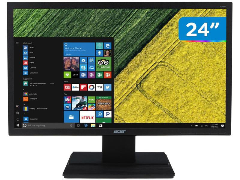 Monitor para PC Acer V246HL 24” LED Full HD - HDMI VGA TN - Monitor ...