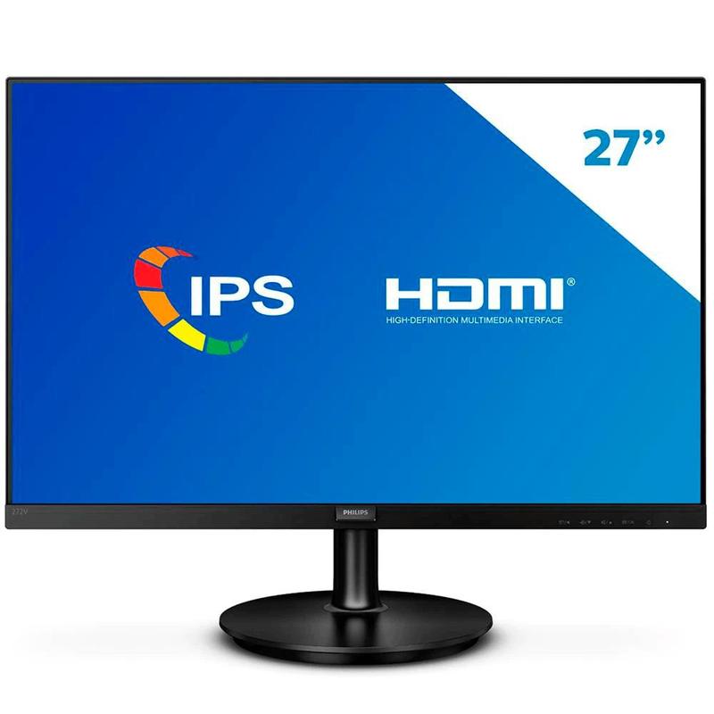 Monitor Philips 27 75hz Full Hd IPS HDMI DP VGA 272V8A - Monitor para ...