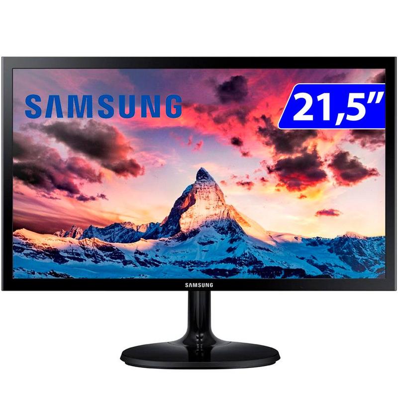 Monitor Samsung LED 21.5 Widescreen Full HD HDMI VGA LS22F350FHLMZD ...