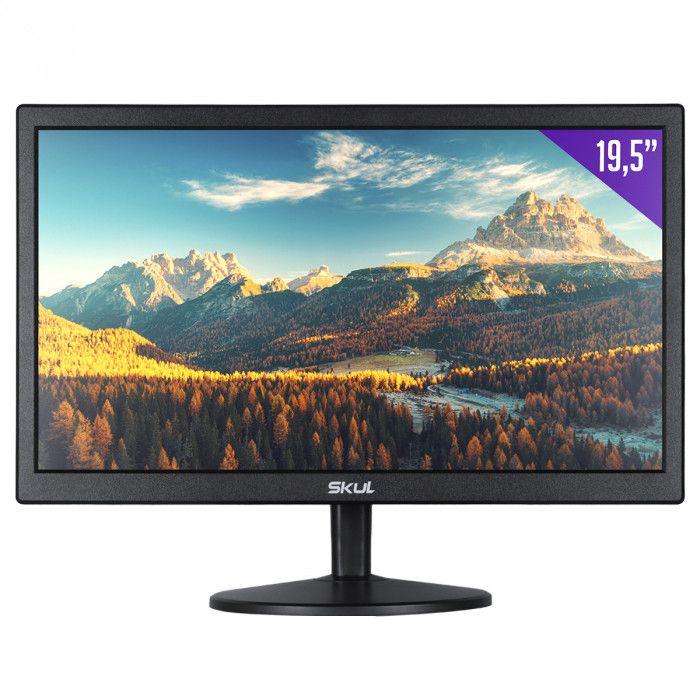 Monitor SKUL 19,5" Office LED 5ms 75hz HDMI VGA SM1955MS - Monitor para ...