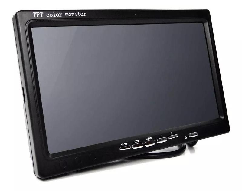 Monitor veicular 7 polegadas lcd portátil - MButilidades - Monitor Automotivo - Magazine Luiza