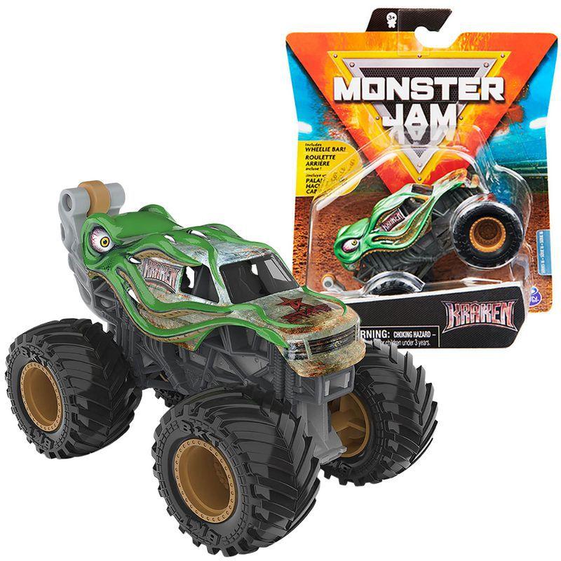 Monster Jam Escala 1:64 Die Cast Truck Kraken - 2741 - Sunny - Miniaturas de Carros - Magazine Luiza