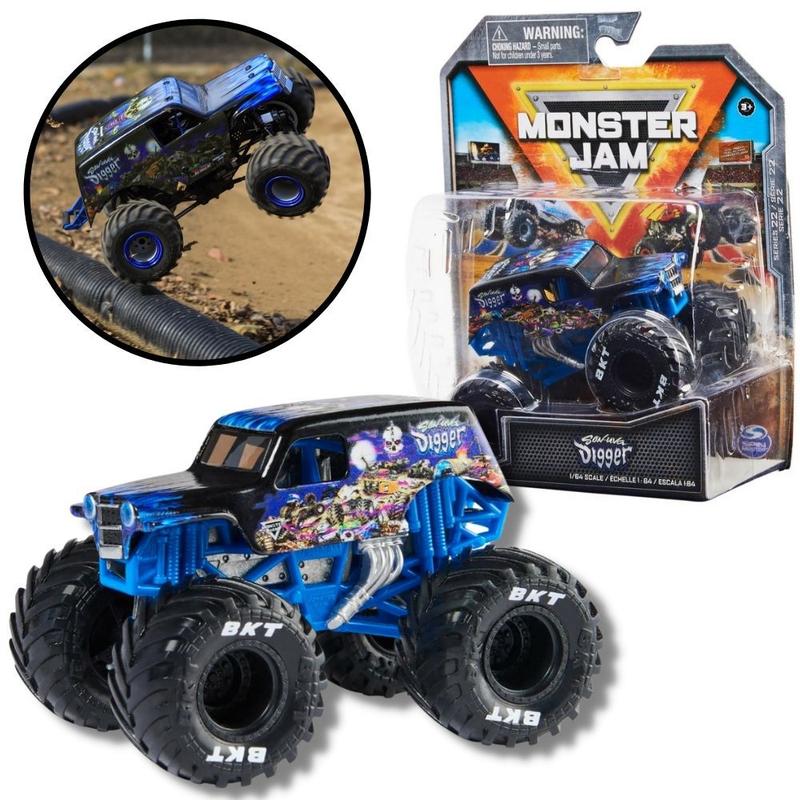 Monster Jam Truck Car Son Uva Digger 1:64 Single Pack Sunny - Spin ...