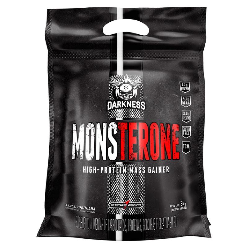 Monsterone Darkness High Protein Mass Gain 3kg Integralmedica - Whey ...