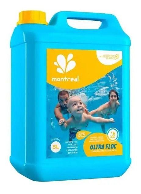 Montreal ultra floculante clarificante 5l para piscina - Clarificante ...