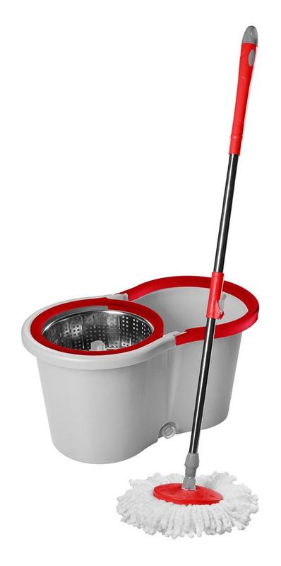 Mop Esfregão Limpador Giratório Com Cesto Centrífuga Wap - Mop ...