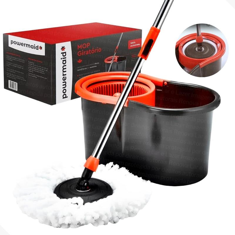 Mop Kit De Limpeza Com Esfregão E Balde De Plastico Compacto - Renova ...