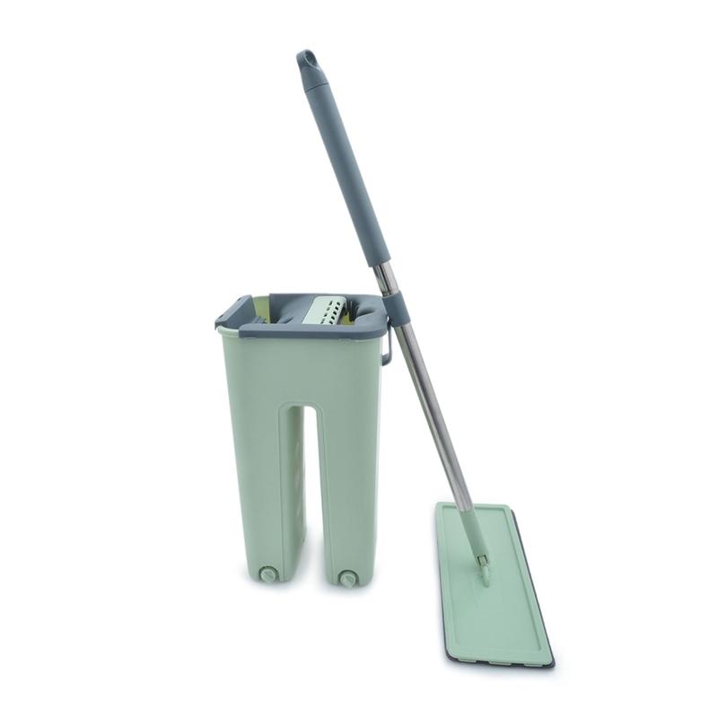 Mop Lava e Seca Cabo Extensível com Balde e Refil Microfibra - Lyor ...