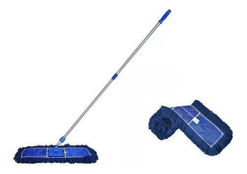 MOP PÓ Euro Completo 60 cm ( Armação + Cabo 2 Estágios Retrátil e ...