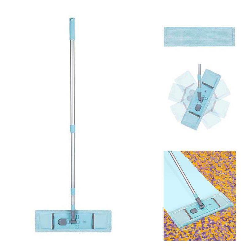 Mop Retangular Esfregão Limpeza Cabo Giratório Extensível 8268 - Mor ...