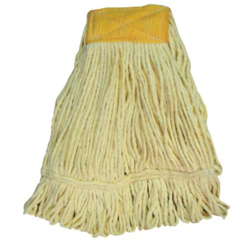 Mop Úmido Sintético com Ponta Loop e Cinta 320grs, Cor Amarelo ...