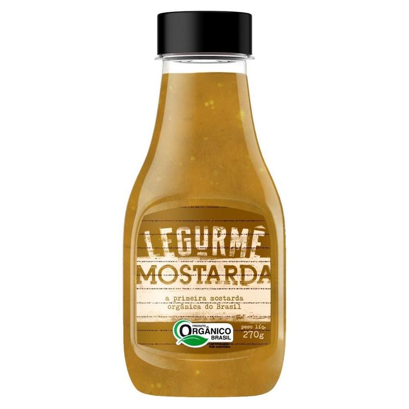 Mostarda Orgânica Legurmê Sem Açúcar Bisnaga 3und 270g cada - Mostarda ...
