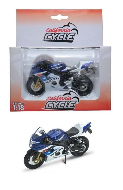 Moto em Miniatura - California Cycle - 1/18 - Welly - Miniaturas de ...