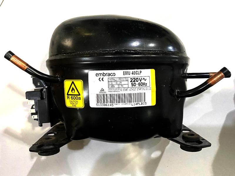 Motor Compressor Embraco EMU40CLP R600a 220v 7.66LRA 1PH - Peças para ...
