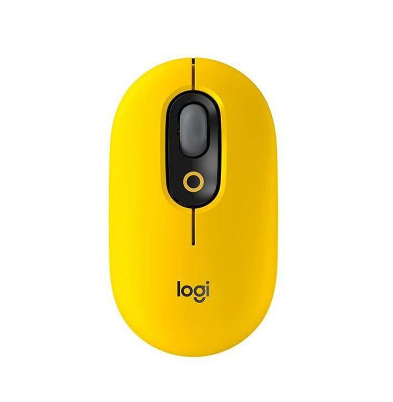 Mouse Bluetooth Pop Blast Yellow - Logitech - LC - Mouse - Magazine Luiza