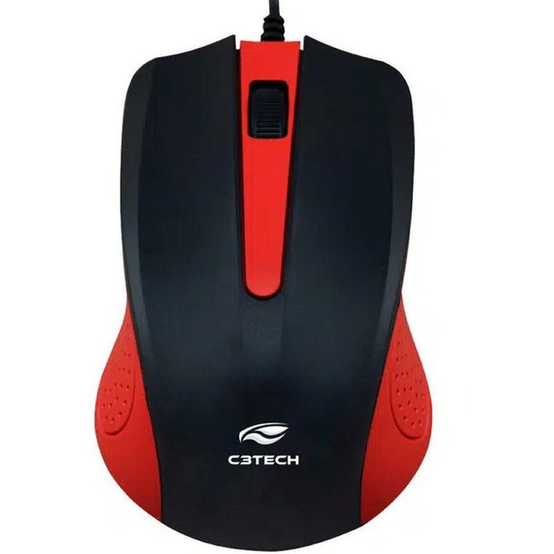 Mouse C3 Tech MS-20 USB Sensor Óptico 3 Botões 1000 DPI - C3Tech ...