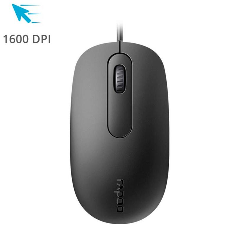 Mouse Com Fio N200 1600dpi Ra016 Preto - RAPOO - Mouse - Magazine Luiza