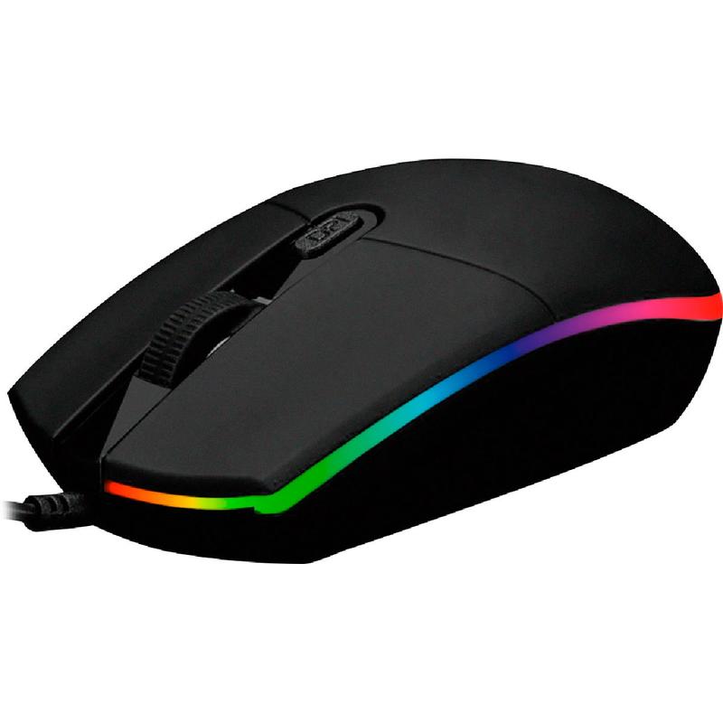 Mouse Escritorio Usb Home Office Preto Com Led Rgb - HT Fast - Mouse ...