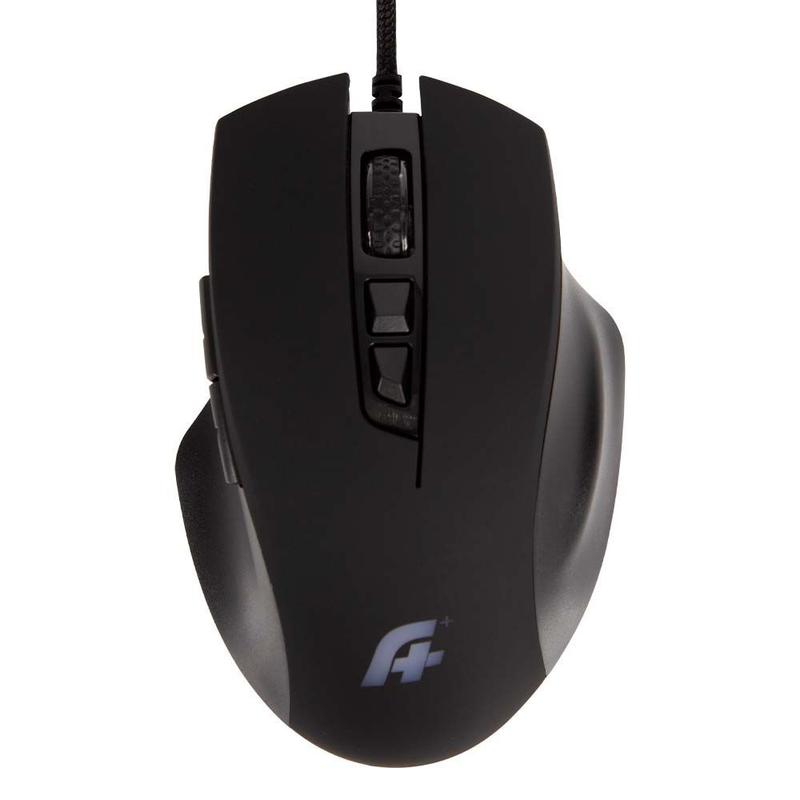 Mouse gamer a+plus tech yuki rgb 12000 dpi switch huano, cabo trançado ...