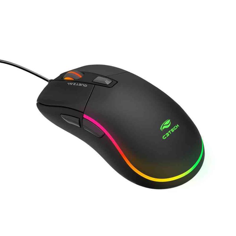 Mouse Gamer C3Tech Usb Quetzal 5000 Dpi Ambidestro Mg-510Bk - C3 TECH ...
